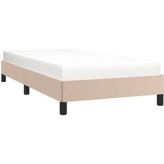 vidaXL Cadre de lit sans matelas cappuccino 80x200 cm similicuir Vidaxl