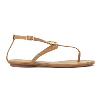 Kazar Hellbraune Monogramm-Zehentrenner - - Shoes - Damen - Braun - 40 EU