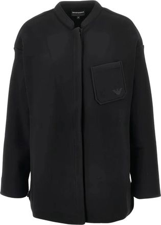 Emporio Armani Damen, Jacken, Schwarzk, MGr&ouml;&szlig;e