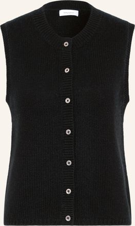 Darling Harbour Darling Harbour Strickweste Aus Cashmere schwarz