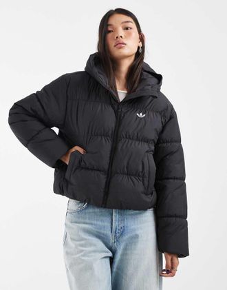 adidas Originals doudoune &agrave; capuche noire