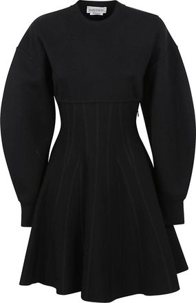 Alexander McQueen Kurzes Kleid - Schwarz