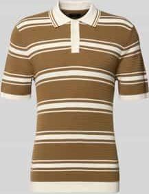 Mc Neal Slim Fit Poloshirt in Strick-Optik