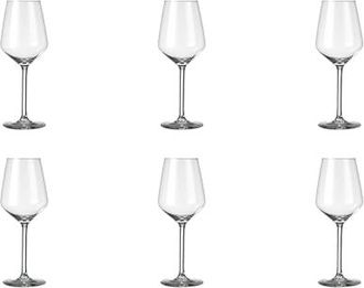 Royal Leerdam Carré Rotweingläser, 370 ml, 6 Stück