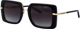 Dolce & Gabbana Femme, Accessoires, Noir, Taille: 52 MM Lunettes de soleil &eacute;l&eacute;gantes avec mod&egrave;le 0Dg4491