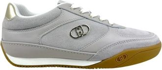 Liu Jo Femme, Chaussures, Gris, Taille: 39 EU Lewis 01 Suede Baskets