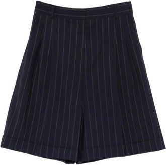 Max Mara Femme, Shorts, Bleu, Taille: 40 FR Short Shorts
