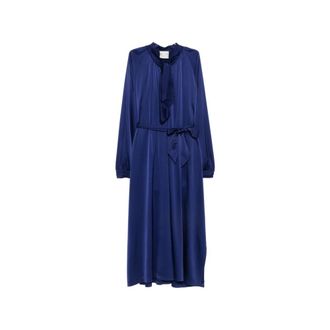 Forte_Forte Maxi Kleider - - Dresses - Damen - Blau - M