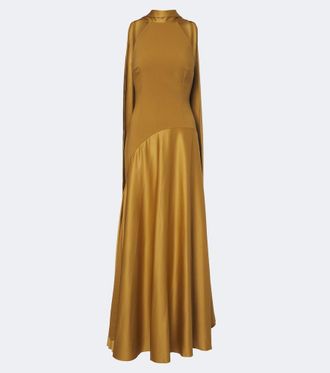 Solace London Robe Cece aus Cr&ecirc;pe und Satin
