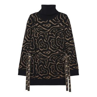 Pucci Labirinto Print Oversized Sweater - - Knitwear - Damen - Mehrfarbig - L