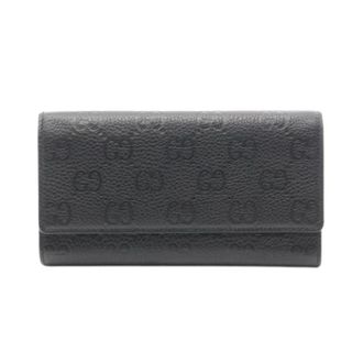 Gucci Portefeuille long vintage doccasion (bi-pli) - Femme - Pre-owned - Noir - Taille: ONE Size