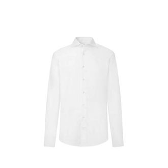 Hackett Chemise unie &agrave; col classique en coton