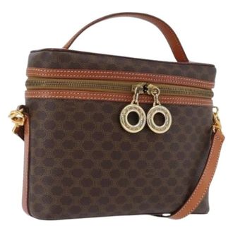 Celine Sac &agrave; main vintage en plastique Pre-owned - Femme - Pre-owned - Brun - Taille: ONE Size