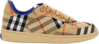 Burberry Femme, Chaussures, Beige, Taille: 36 1/2 EU Terrace Check Baskets