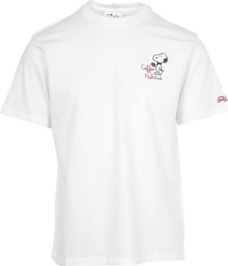 MC2 Saint Barth Homme, Tops, Blanc, Taille: S Portofino Snoopy Coffee