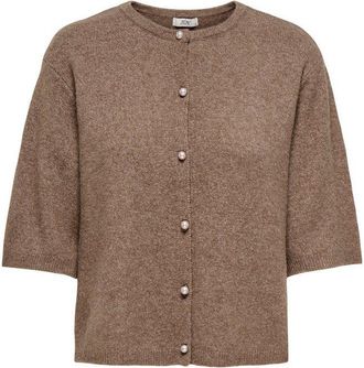 Jacqueline de Yong Strickjacke JDYRUE LIFE 2/4 PEARL CARDIGAN KNT Materialmix