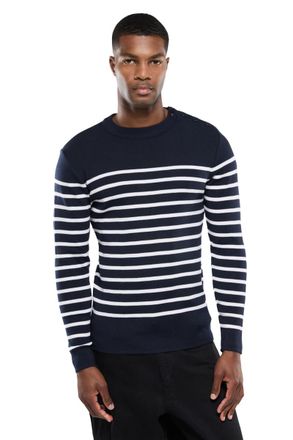 Armor Lux Herren Pull Marin Goulenez Homme Pullover, Mehrfarbig (Navire/Milk 6tq), X-Large