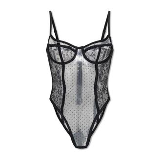 Dolce & Gabbana Spitzenbody - - Tops - Damen - Schwarzk - M