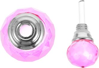 BESPORTBLE OSALADI K&uuml;nstlicher Kristall Parf&uuml;mflakon Rosa Luftdichter Kleiner Ornament Flakon aus Umweltfreundlichem Kunstkristall Elegante Tischdekoration f&uuml;r Z