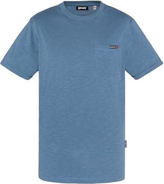 Schott NYC Homme Tskea1 T-Shirt, Bleu, S EU