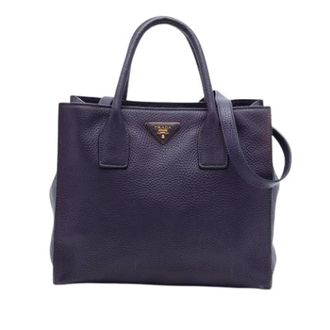 Prada Pre-owned Vintage Satchel - Femme - Pre-owned - Violet - Taille: ONE Size