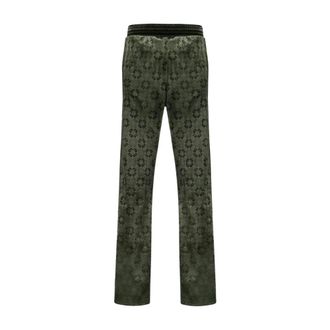 Givenchy Monogram 72 Samt-Jogginghose - - Trousers - Herren - Gr&uuml;n - L