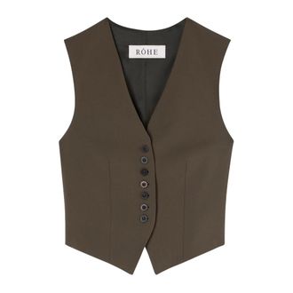 R&oacute;he Neu interpretierte Lederjacke - - Jackets - Damen - Braun - 2XS