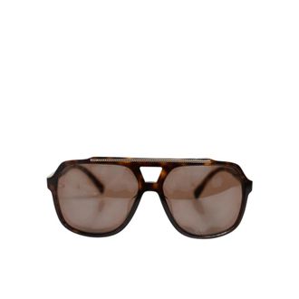 Dolce & Gabbana Femme, Accessoires, Brun, Taille: ONE Size Pilot Frame Lunettes de soleil