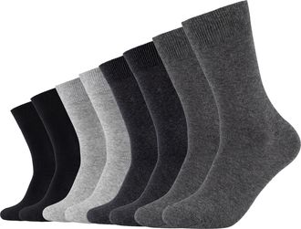 s.Oliver Socken S.OLIVER essentials, Herren, Gr. 39-42, schwarz (schwarz mix), Baumwollmischung, normal, Socken Socken, mit weichem Bund