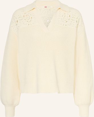Levi's Strick-Poloshirt Bianca weiss