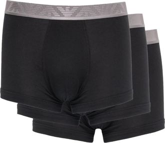 Emporio Armani Homme, Sous-vêtements, Noir, Taille: L Boxer de Bain Stretch en Coton