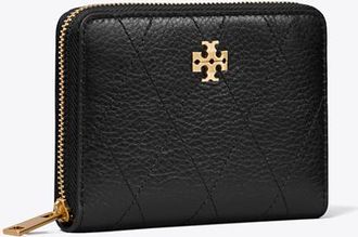 Tory Burch Damen Kleine gesteppte Charlie Geldb&ouml;rse mit umlaufendem Rei&szlig;verschluss