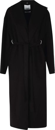 Sportmax Olmo Coat - Femme - Manteaux - Noir - Taille: 34 FR