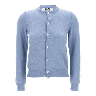 Comme Des Gar&ccedil;ons Wollcardigan - - Knitwear - Damen - Blau - S
