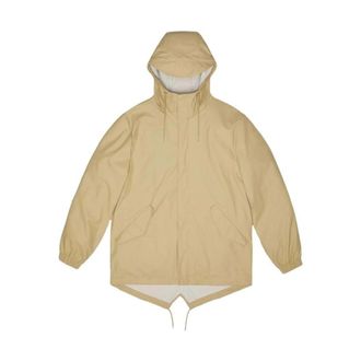 Rains Fishtail Jacket W3 - - Jackets - Damen - Beige - M