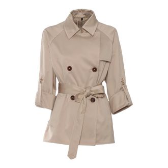Fay Femme, Manteaux, Beige, Taille: 42 FR City Trench Corto