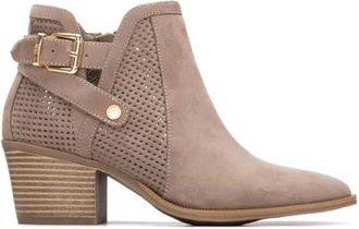 Xti Bottes de cowboy Femme Taupe - Chaussures confortables et polyvalentes - Mode d&eacute;contract&eacute;e - Mod&egrave;le 14526506 (Taille37)