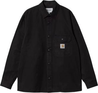 Carhartt Work in Progress Homme, Chemises, Noir, Taille: M Reno Shirt Jac