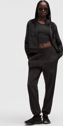 lululemon Scuba High-Rise Classic-Fit Jogger Velvet pour Femmes - Noir - Taille 2XS