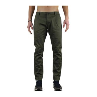 Nine In The Morning Gefaltete Chino Hose f&uuml;r M&auml;nner - - Trousers - Herren - Gr&uuml;n - S