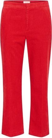 Part Two Soffy Pantalons - Femme - Pantalons - Rouge - Taille: 36 FR
