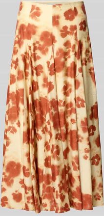 Jake*s Maxirock aus Viskose-Mix mit floralem Allover-Print