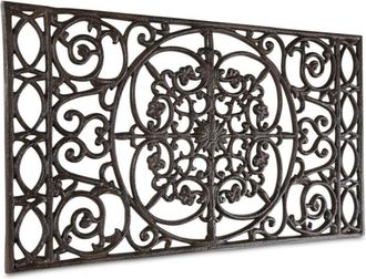 Décoration d'Autrefois Paillasson rectangulaire fonte - Fonte - Marron - Décoration dAutrefois