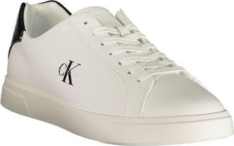 Calvin Klein Logo Low-Top Sneaker - White