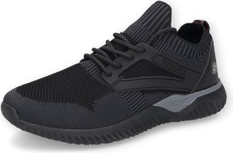 Dockers by Gerli Herren Low-Top Sneaker, Männer Halbschuhe,Freizeitschuhe,Laufschuhe,schnürschuhe,schnürer,Business,schwarz,46 EU