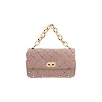 Valentino Garavani Spike Bag aus Patchwork-Nappa - - Bags - Damen - Rosa - ONE SIZE