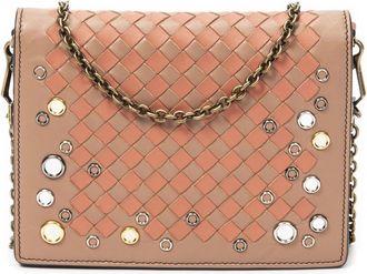 Bottega Veneta Crossbody Bags - Flap Wallet on Chain - Gr. unisize - in Orange - f&uuml;r Damen