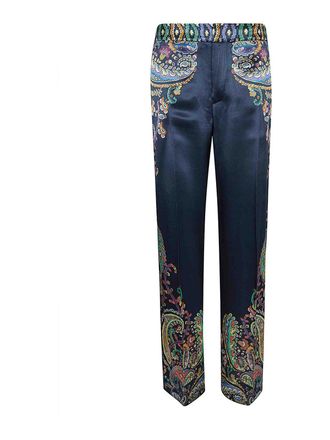 Etro Pantalons D&eacute;contract&eacute;s - Bleu