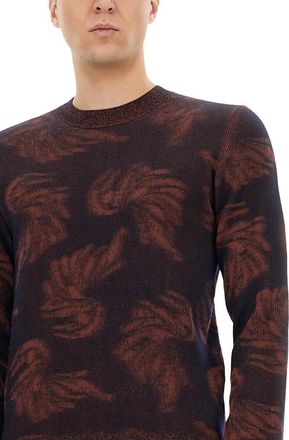 Dries Van Noten Jacquard Knit Merino Wool Sweater - Multicolor