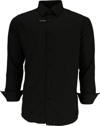 Scotch & Soda Hemd f&uuml;r Herren, Oxford-Stil, Lang&auml;rmlig (Schwarz)